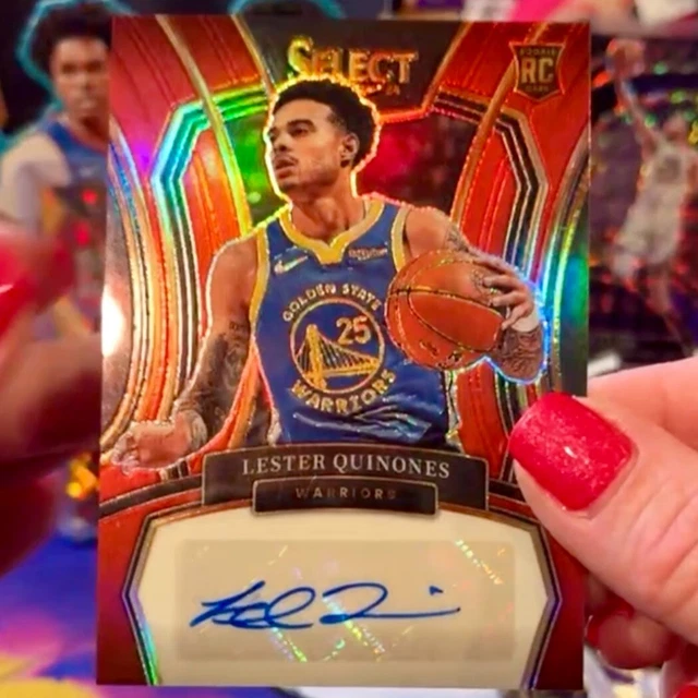 SELECT 2023-24 LESTER Quinones Rookie Signatures Red Prizm Auto /99 RS ...