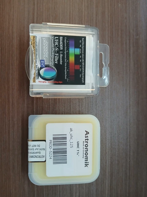 ASTRONOMIK UHC FILTER 1.25 inch & Baader UHC-S Filter (Pair) £104.70 ...