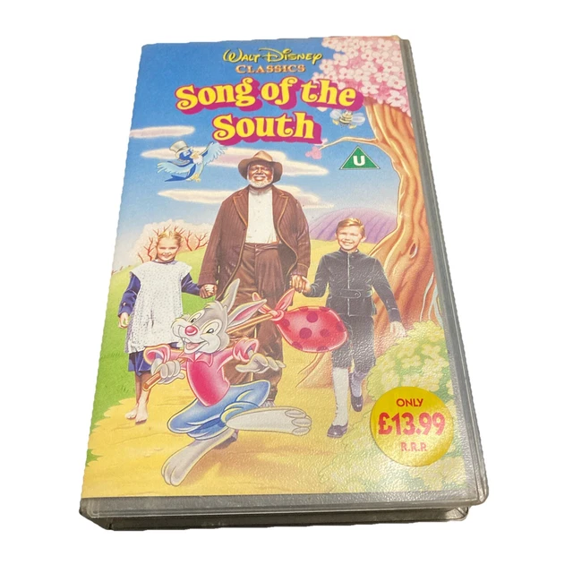 WALT DISNEY SONG of the South VHS VCR Tape UK PAL Version Clamshell ...