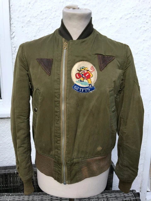 USAAF WW2 FLIGHT Jacket B-15A WW2 Flight Jacket 62d Fighter Sqdrn sz36 ...