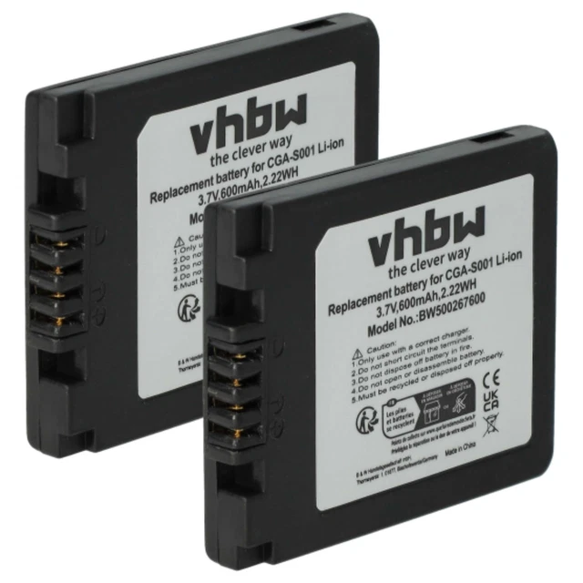 2 BATTERIES REMPLACE Leica BP-DC2 500mAh 3,6V EUR 18,99 - PicClick FR