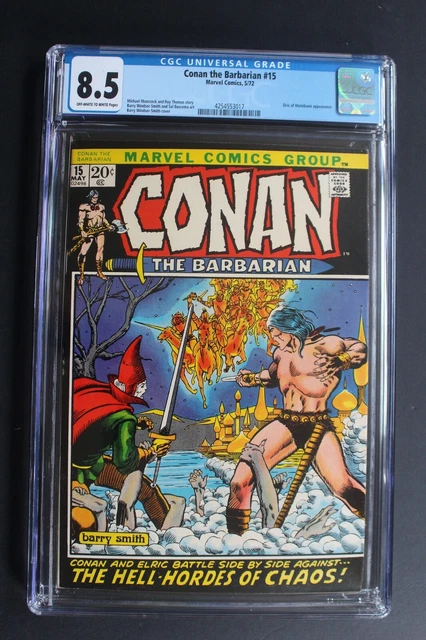 CONAN THE BARBARIAN #15 2° ELRIC Melniboné in Fumetto TV 1972 Barry ...