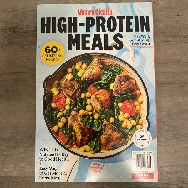 WOMEN'S HEALTH SEPTEMBER 2025 Magazine High-protein Meals Get Strong ...