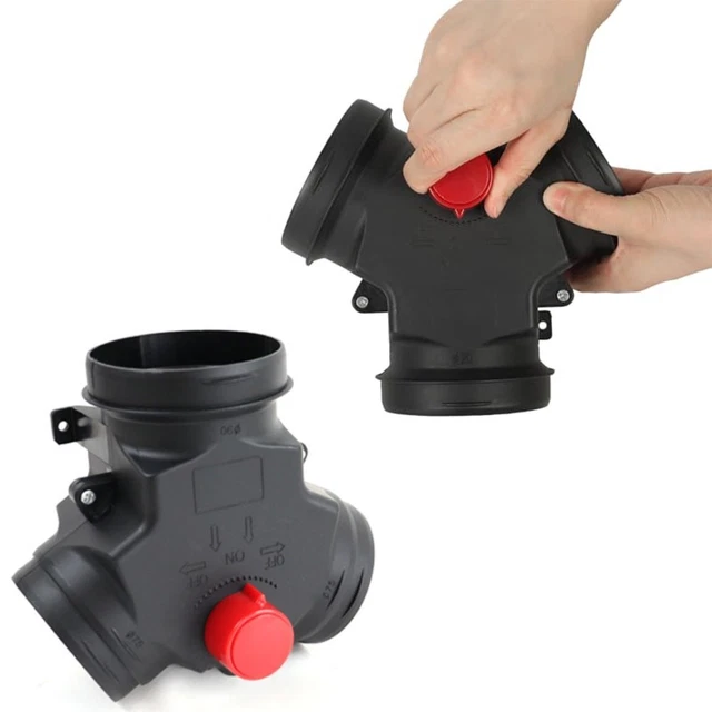 DIESEL HEATER PIPE Connector 3 Way Airflow Control Valve for 90 to 75 ...