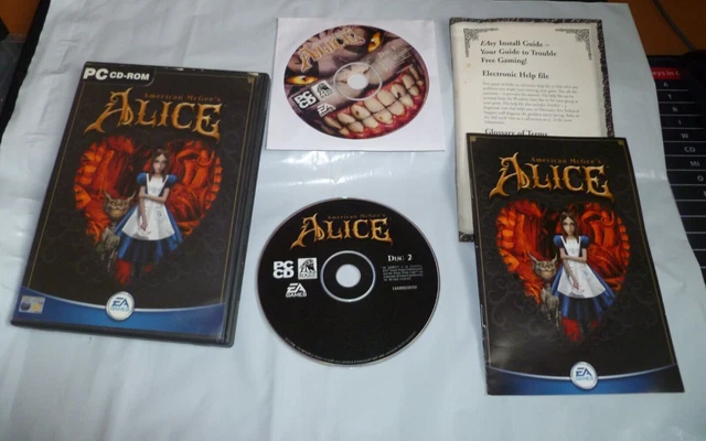 AMERICAN MCGEE'S ALICE (PC CD ROM) EA giochi completi di manuale EUR 27 ...