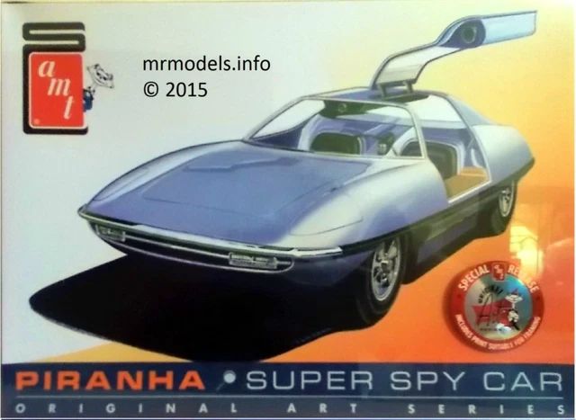 AMT 1/25 PIRANHA Super Spy Car New Plastic Model Kit AMT916 The Man ...