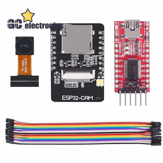 ESP32-CAM WIFI+BLUETOOTH BOARD with FT232RL USB to TTL Serial 40 Pin ...