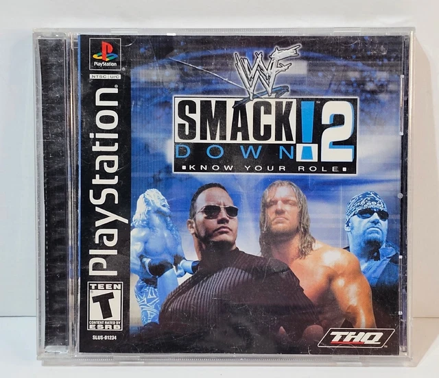 WWF SMACKDOWN 2: Know Your Role Sony PlayStation 1 PS1 2000 Complete ...