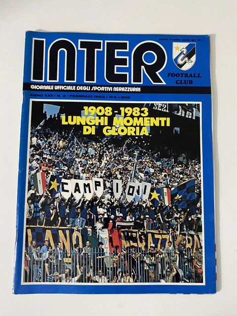 RIVISTA INTER FOOTBALL Club Febbraio 1983 Fc Internazionale EUR 8,99 ...