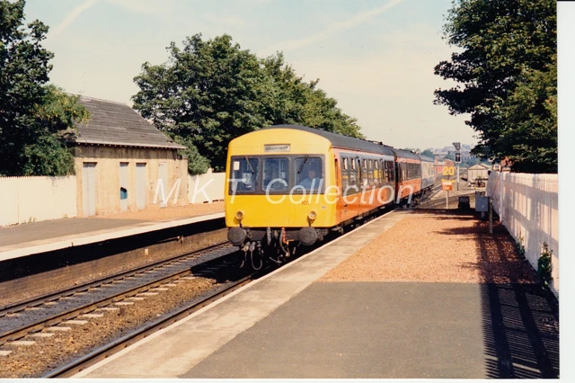 RAILWAY PHOTO DMU 53160 59049 53722 @ Slateford 11/8/86 13:24 Edinburgh ...