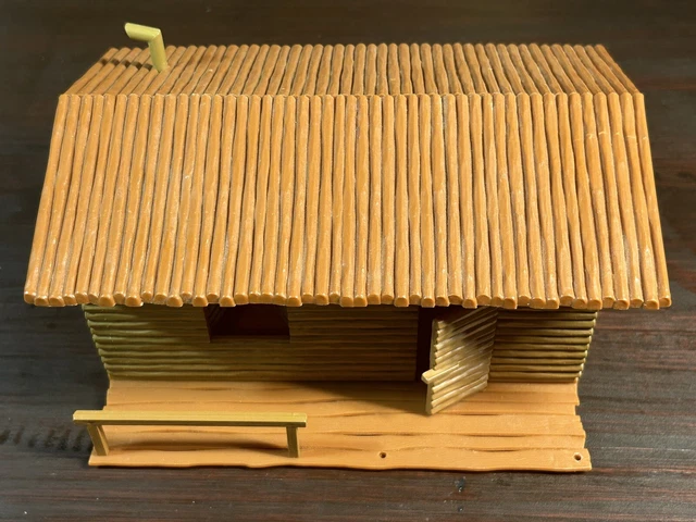 TIMPO COWBOY LOG Cabin/ Ranch House - Wild West - Toy Soldiers - 1970s ...