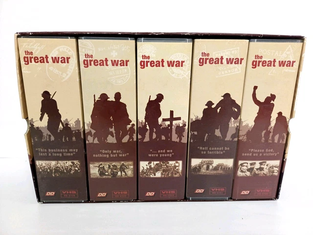 THE GREAT WAR Collector's Boxset VHS Video Boxed Set Of Videos World War 1 £17.99 - PicClick UK