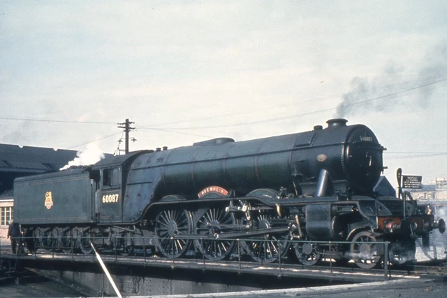 35MM RAILWAY SLIDE: COLOUR-RAIL: SC 770: CLASS A3: 60087 BLENHEIM £2.80 ...