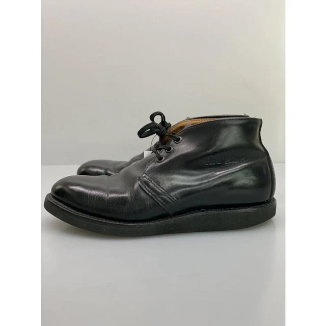 RED WING LEATHER Black Lace Up Postman Chukka Boots EU41 US8 Authentic ...