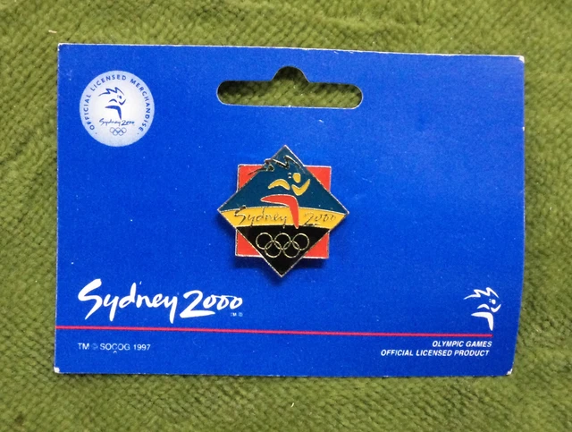 #P185. Sydney 2000 Olympic Pin - Red / Yellow / Blue Star $12.00 ...