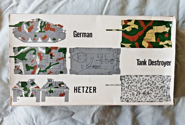 ESCI WW2 GERMAN Hetzer Tank Destroyer 1/72 Scale Plastic Model Kit £7. ...