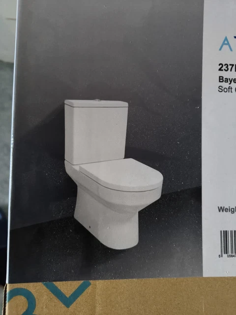 TOILET - NEW - Back To Wall Modern White Rimless (Complete Toilet) £100 ...