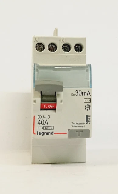 INTERRUPTEUR DIFFÉRENTIEL LEGRAND mA 40 A Type AC EUR 28,00 - PicClick FR