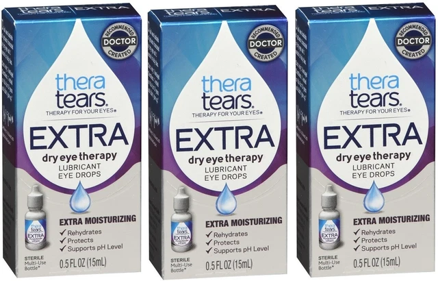 THERATEARS DRY EYE Therapy Lubricant Eye Drops 15ml(3 Pack) £56.30 ...