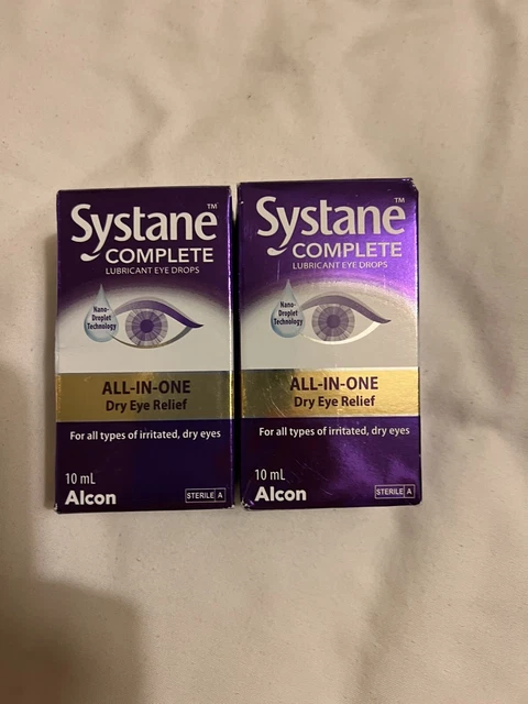 2 X SYSTANE Complete Lubricant Dry Eye Drops 10ml EXP: 04/2024 £15.00 ...