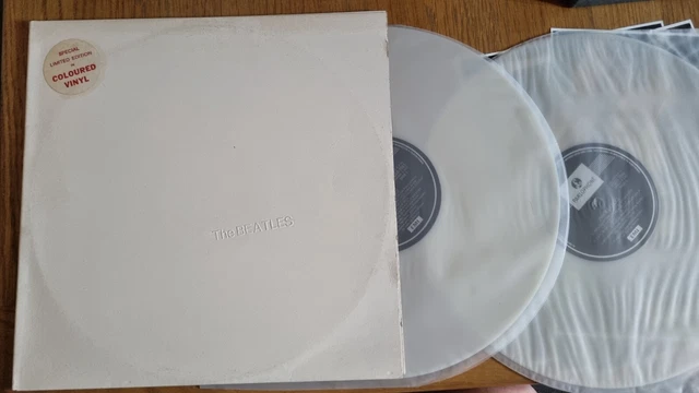 THE BEATLES - The White Album Limited Edition WHITE VINYL Double LP ...