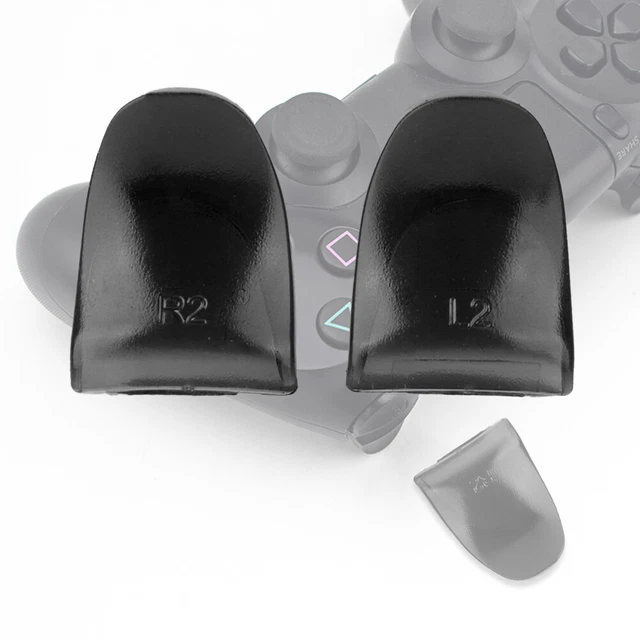 (NERO) JOYSTICK GAME Trigger Extender per controller PS4 R2 L2 pulsanti ...