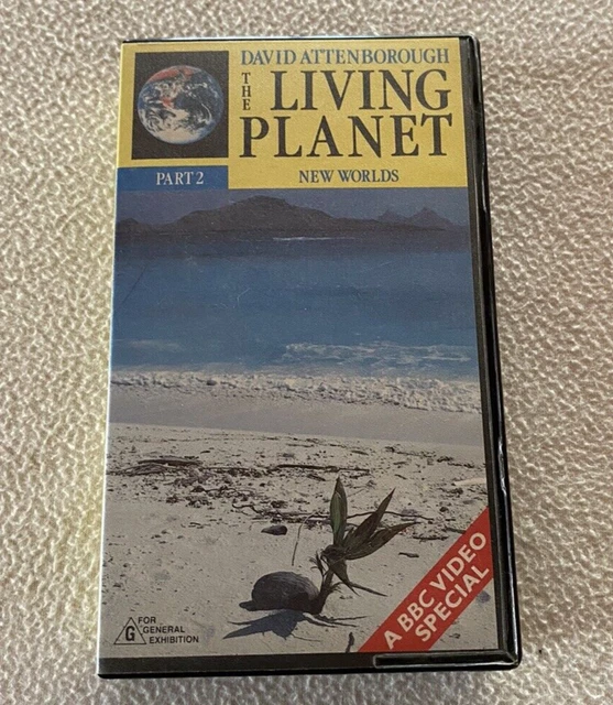 DAVID ATTENBOROUGH THE Living Planet Part 2 New Worlds On VHS Vintage ...