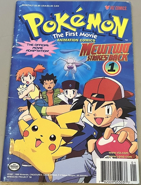 POKÉMON MEWTWO STRIKES Back #1 Animation Comics Movie Adaptation ...