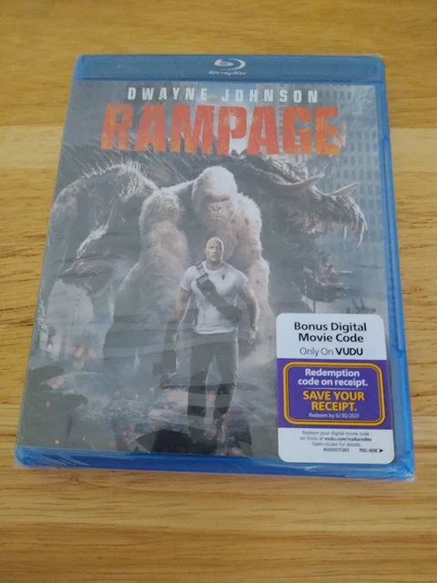 RAMPAGE BLU-RAY DWAYNE "The Rock" Johnson Action Adventure $5.25 - PicClick