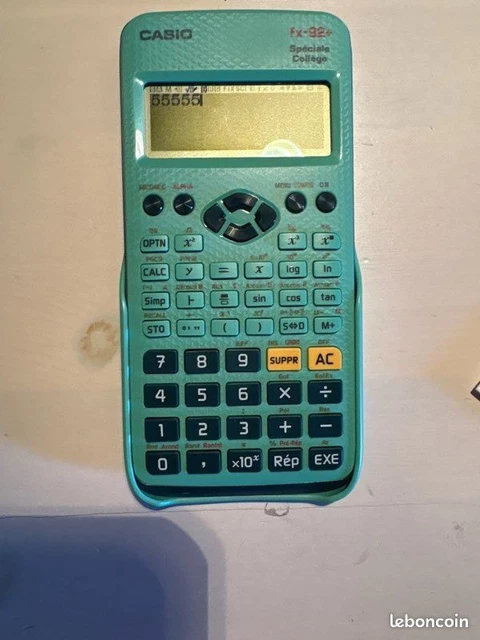 CASIO FX92+ SPÉCIALE Collège Calculatrice lycée scolaire calculette EUR ...