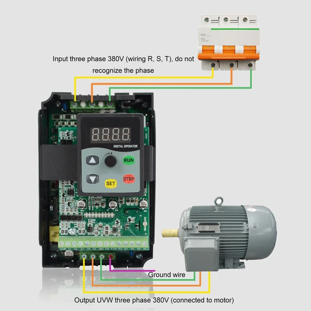 UNIVERSAL VECTOR VFD Vector Variable Frequency Drive 2.2KW 220‑240V ...