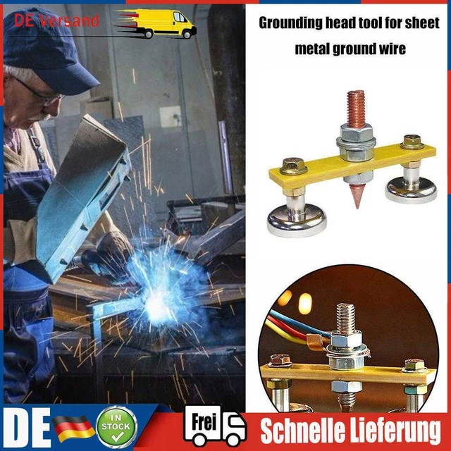 MAGNETIC GROUNDING CLAMP Welding Support Machine Ground Connector (B ...