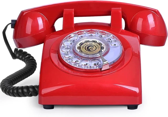 RETRO ROTARY PHONE 1960S Vintage Rotary Dial Phone Old Landline Retro Phones wit £55.50 ...