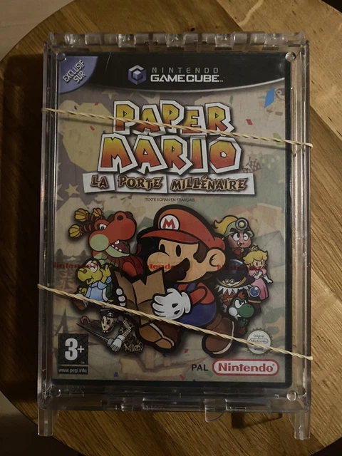 JEU NINTENDO GAMECUBE Mario Paper Neuf Blister VF Une Petite Encoche ...