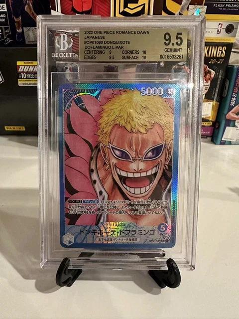 2022 ONE PIECE Japanese OP01-060 Donquixote Doflamingo Leader Alt Art BGS 9.5!!! $42.00 ...