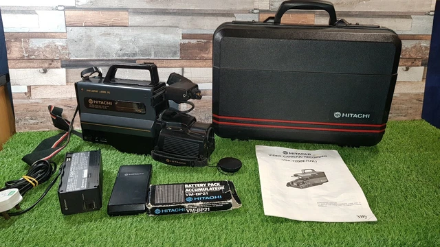 HITACHI VHS MOVIE VM-1200E Camcorder Vintage Retro £32.99 - PicClick UK