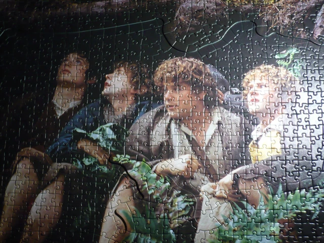 PUZZLE RELIEF LINE: Vier Hobbits in Gefahr, 950 Teile EUR 6,00 ...