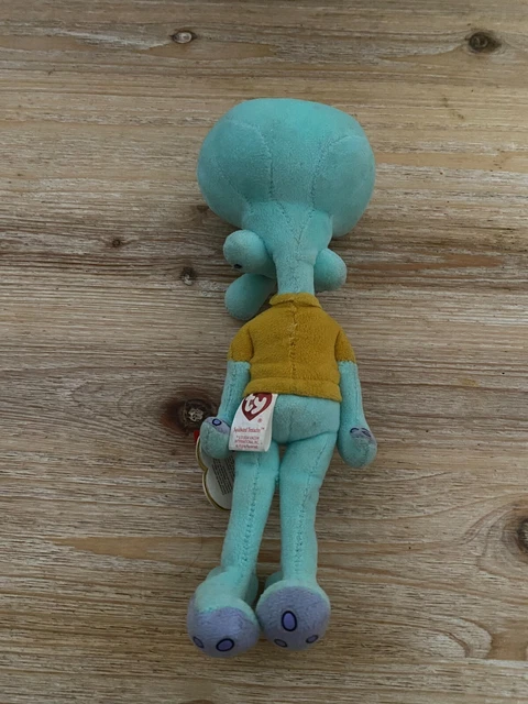 PELUCHE BOB L'ÉPONGE Carlo Tentacule Calamar Squidward 25cm ty 2004 EUR ...