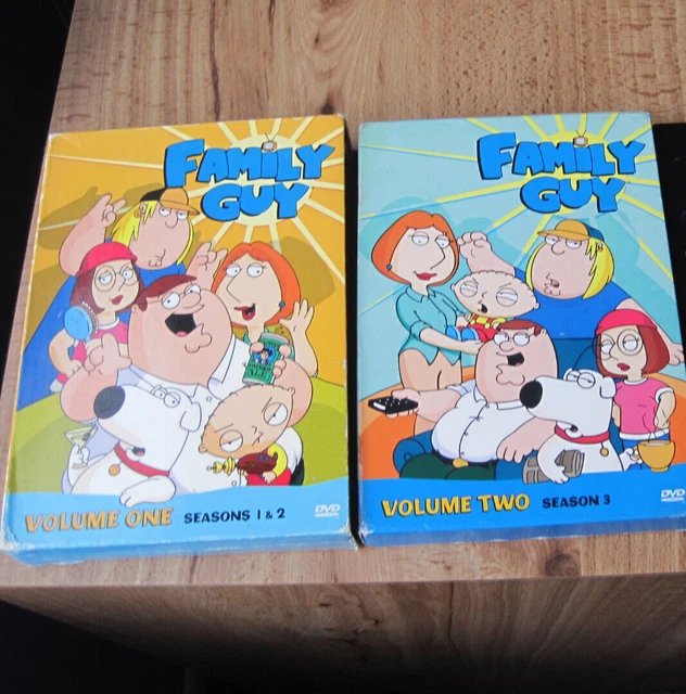 FAMILY GUY VOLUME 1 et 2 : Saisons 1-3 DVD COMPLETS + Caractéristiques ...