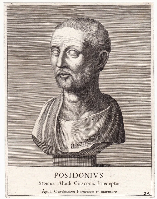 17TH PORTRAIT POSIDONIOS of Apamea Posidonius Stoicism Stoicism 1685 £ ...
