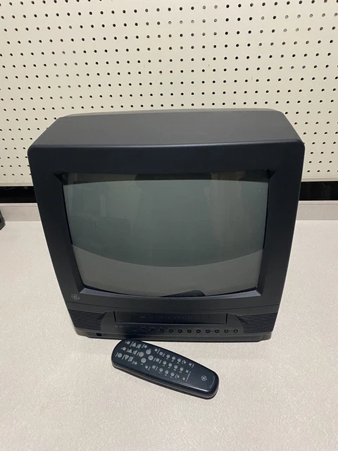 VINTAGE GE 13& CRT TV/VCR VHS Combo 13TVR60 Retro Gaming Television ...