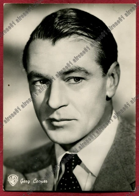 GARY COOPER 25 ATTORE ACTOR ACTEUR CINEMA MOVIE Cartolina Postcard REAL ...