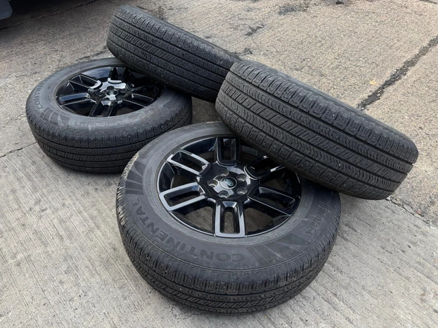 LAND ROVER DEFENDER 110 Alloy Wheels And Tyres 255 65 19 Inch Black ...