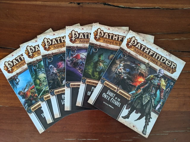 PATHFINDER: IRONFANG INVASION Complete Adventure Path, Paizo, 1e / 1st ...
