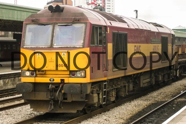 UK DIESEL TRAIN Railway Photograph Of Class 60 60045 Loco. Rm60-227 £1. ...