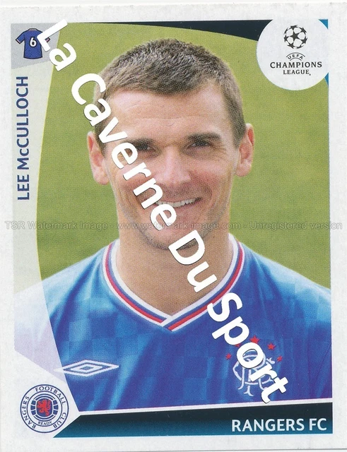 N°440 LEE MCCULLOCH # SCOTLAND RANGERS.FC STICKER PANINI CHAMPIONS ...