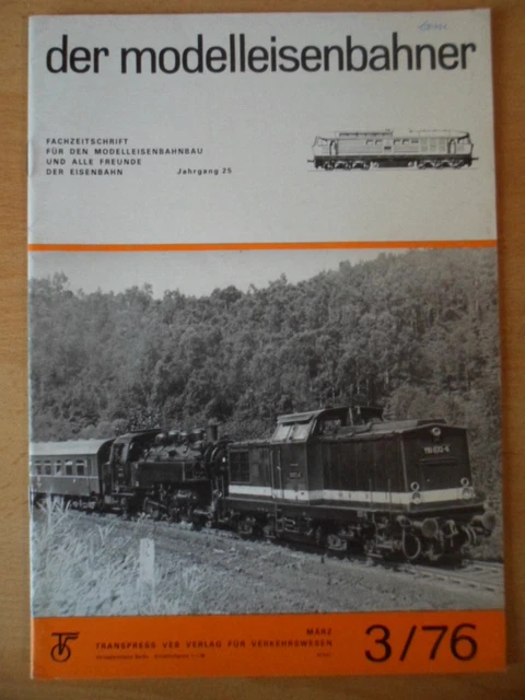 MODÉLISME FERROVIAIRE 3 - 1976 MODÉLISME LOCOMOTIVES Reichsbahn RDA EUR 3,99 - PicClick FR