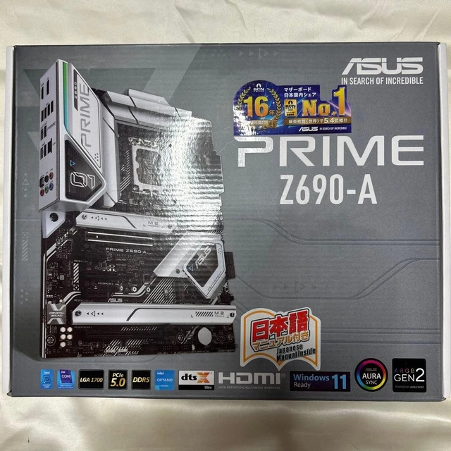 ASUS PRIME Z690-A LGA1700 Windows 11 Audio DTS:X Motherboard Used £282. ...