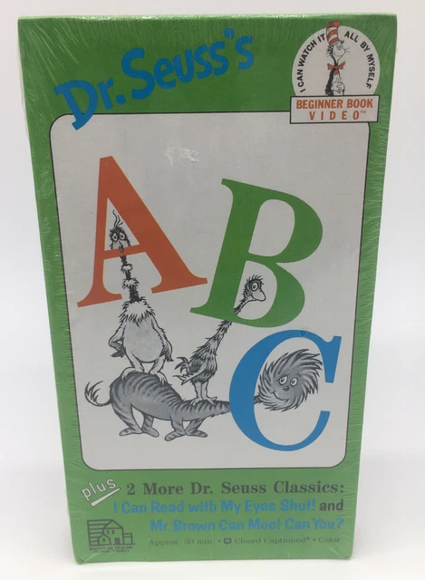 DR. SEUSS’S ABC VHS Video Tape I Can Read + 2 More Classics Mr. Brown ...