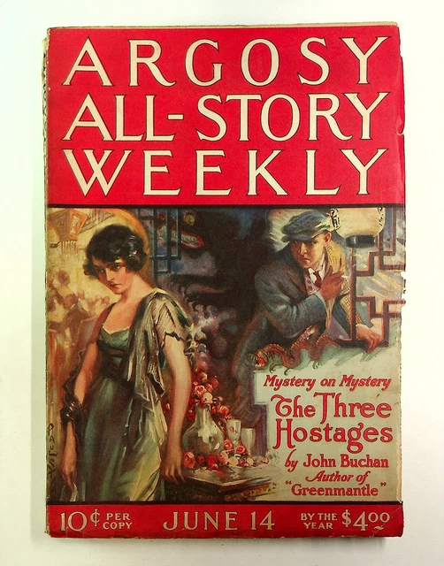 ARGOSY PART 3: Argosy All-Story Weekly Jun 14 1924 Vol. 160 #6 VG- 3.5 ...